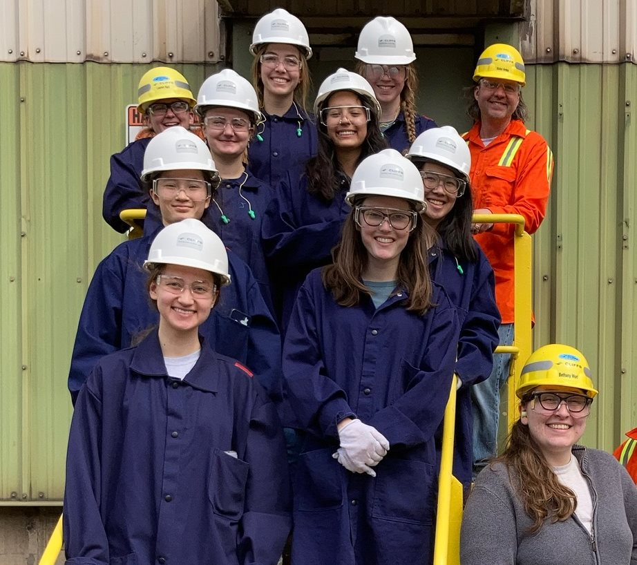 Women in MechSE observe steel industry behind the scenes | Mechanical ...