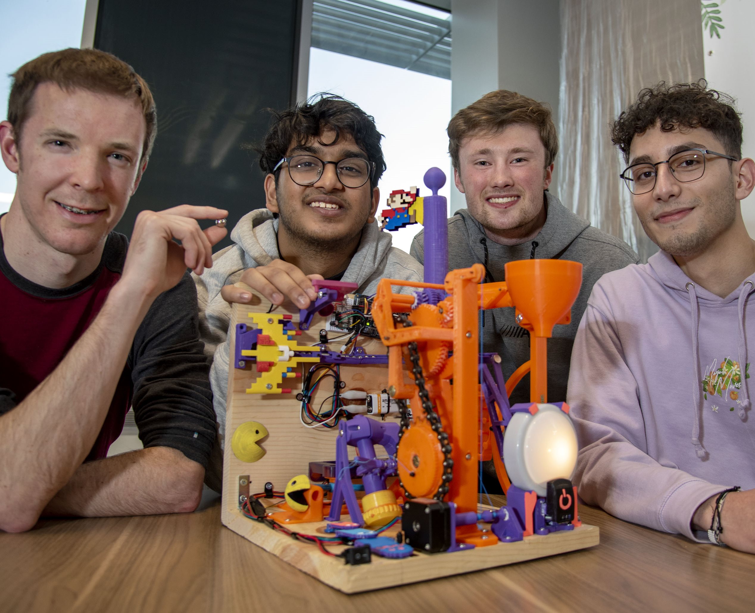 ME 270: Rube Goldberg is the theme | Mechanical Science & Engineering ...